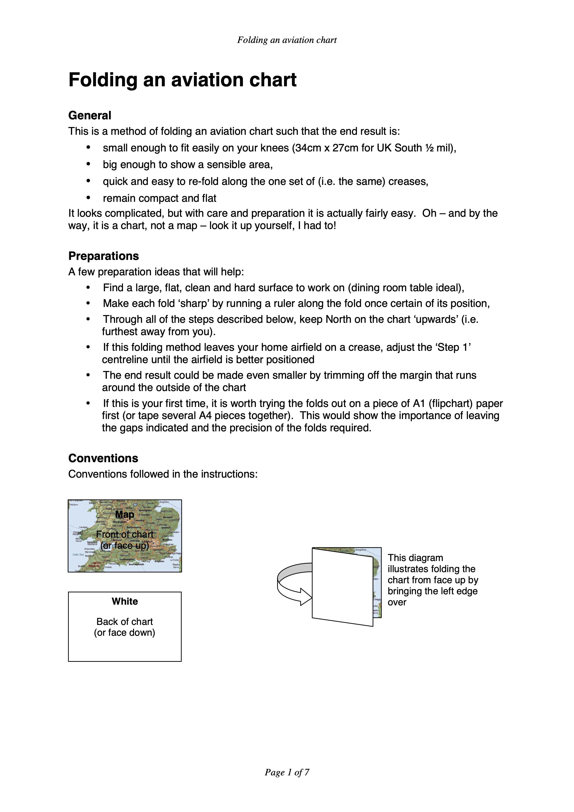 Folding aviation charts and internet archaeology – Incidental Findings