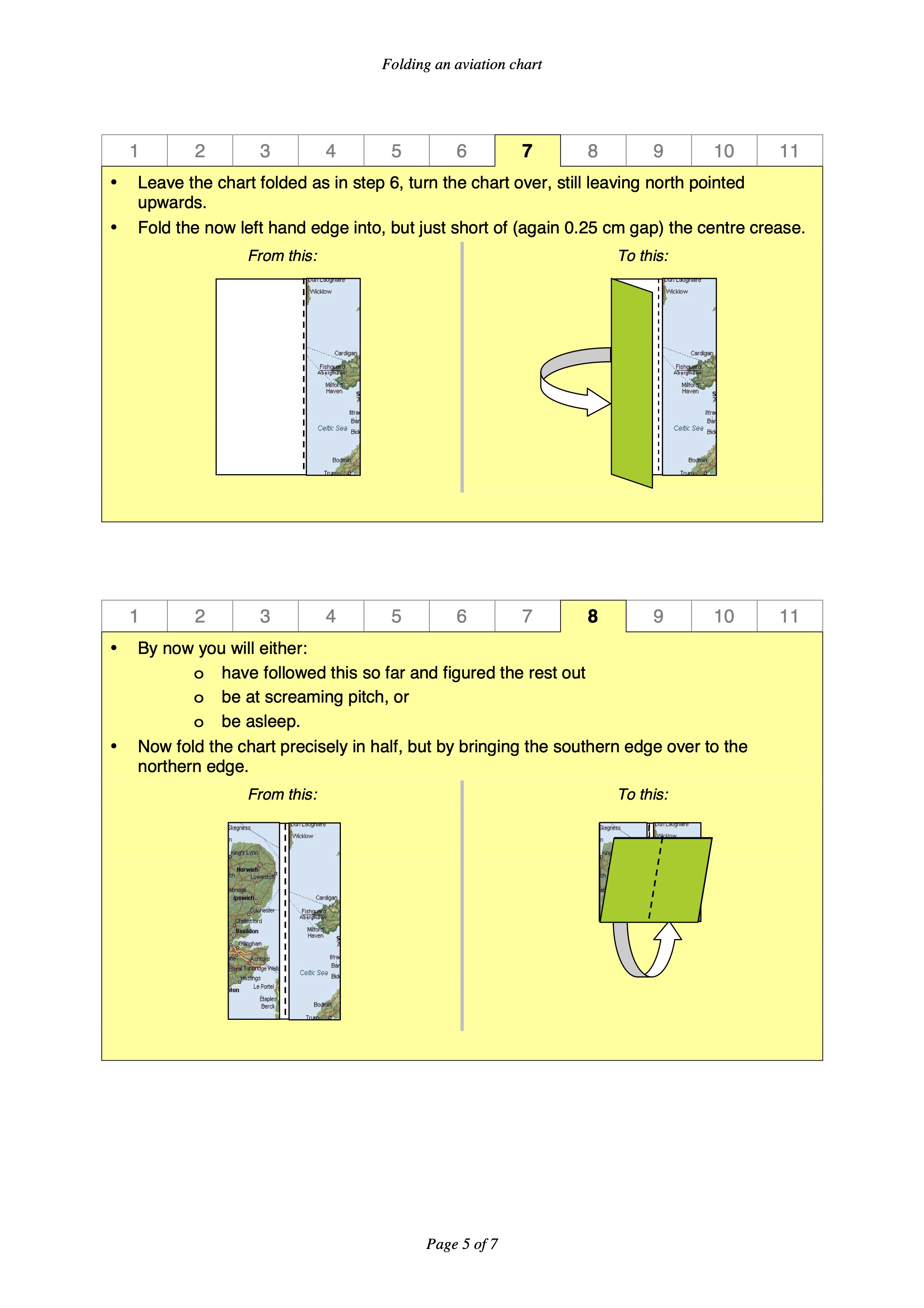 Folding aviation charts and internet archaeology – Incidental Findings