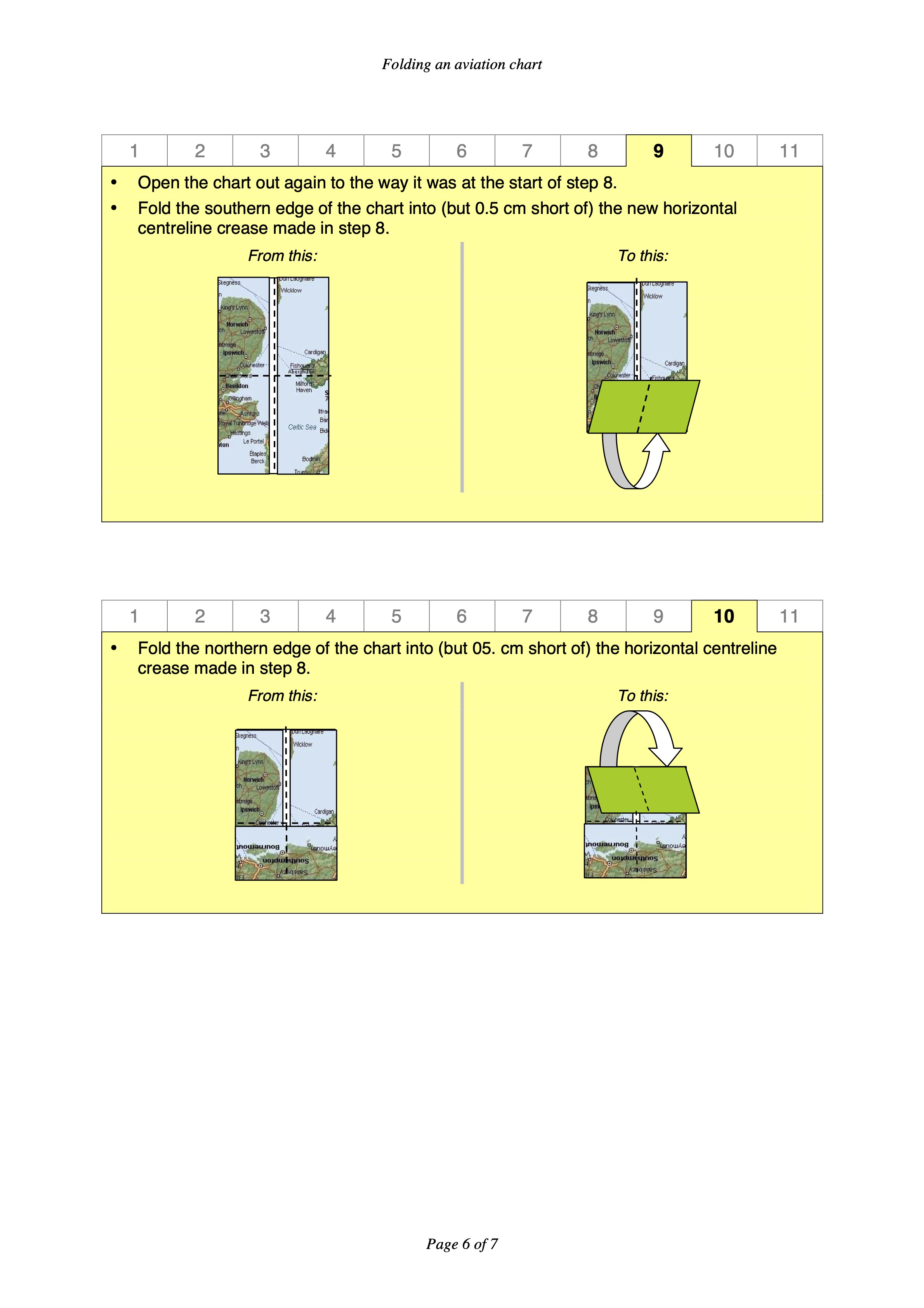 Folding aviation charts and internet archaeology – Incidental Findings